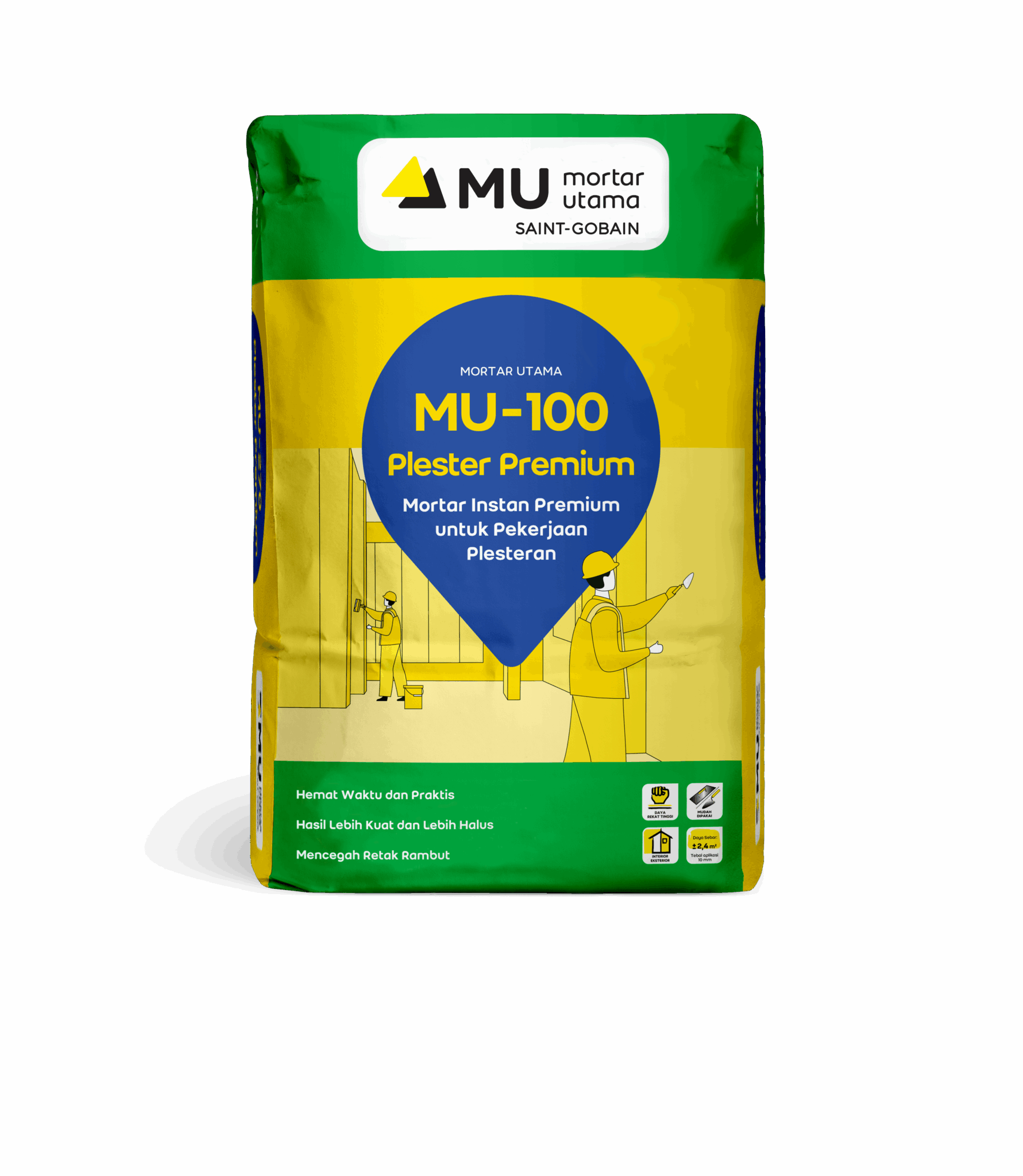 MU-100 Premium Plester | Mortar Utama