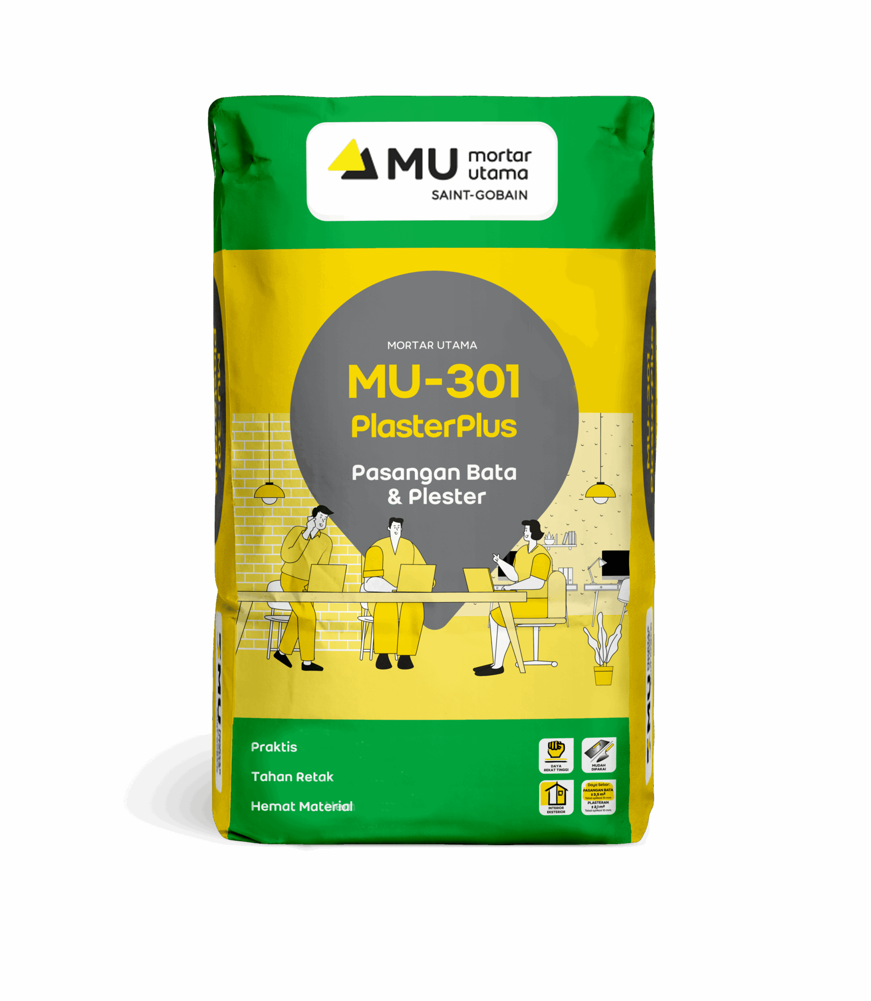 MU-301 Acian Halus – Finishing Dinding | Mortar Utama