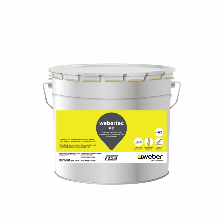 webertec VE: Epoxy Waterproofing Tahan Lama
